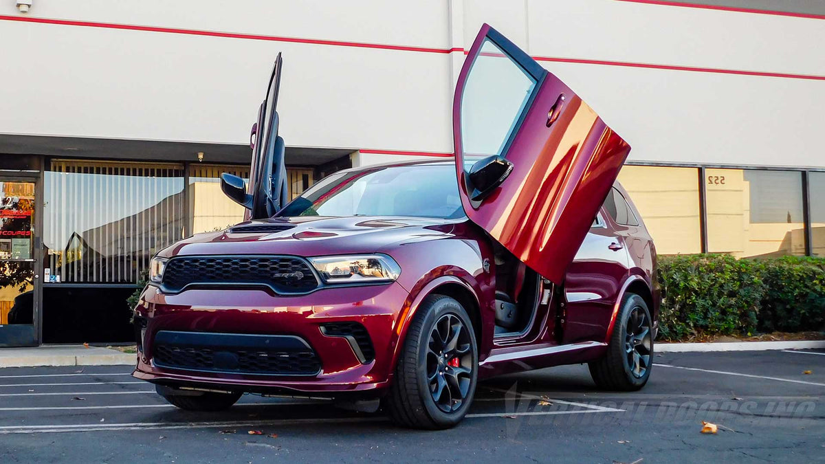 Dodge Durango from Oregon just got lambo doors conversion kit installe ...