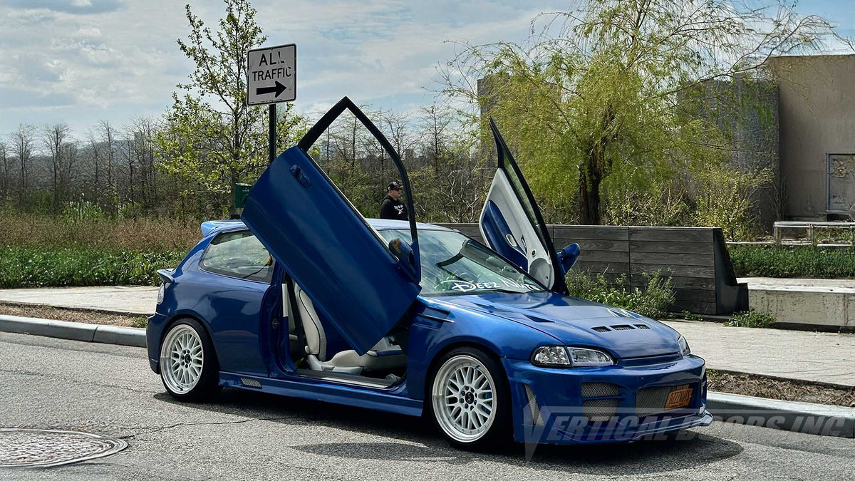 Check out @esco289 Honda Civic Hatchback from New York with Lambo Door ...