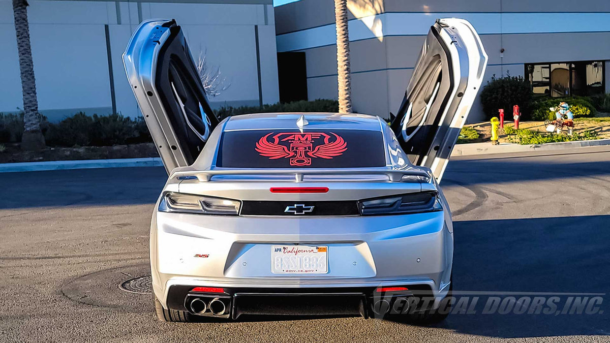 2SS Redline Camaro with Lambo Doors from Vertical Doors, Inc.