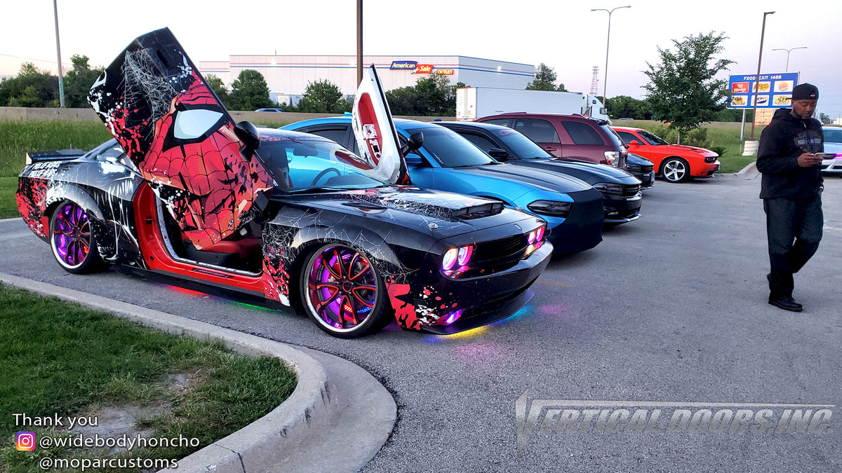 Check out Chad's @widebodyhoncho Dodge Challenger from Chicago featuri ...