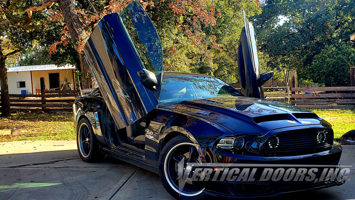 Victor's Ford Mustang featuring Vertical Doors, Inc., Lambo Door Conve