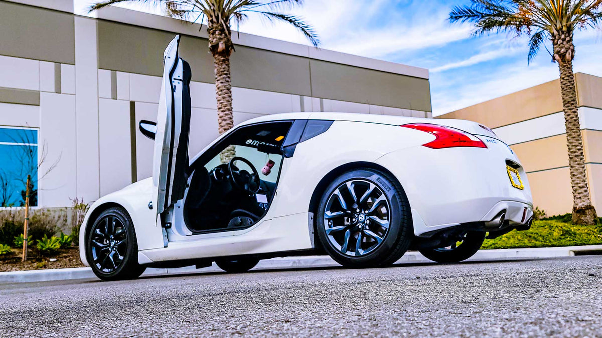 Nissan 370Z from California featuring Door conversion kit by Vertical ...