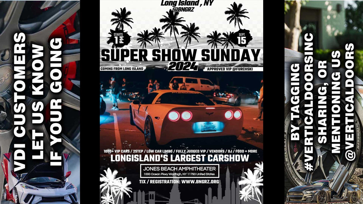 CAR SHOW | 9/15/24 | LONG ISLAND, NY | @bngrz – Vertical Doors, Inc.