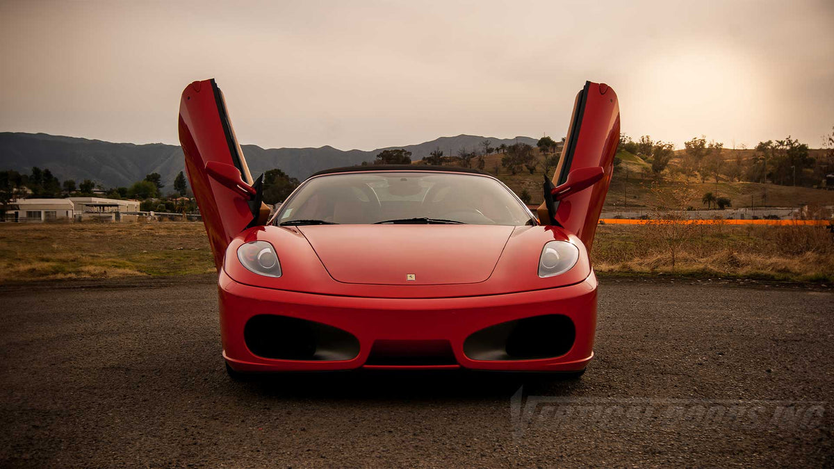 Vertical doors kit compatible Ferrari F430 2004-2009 – Vertical Doors, Inc.